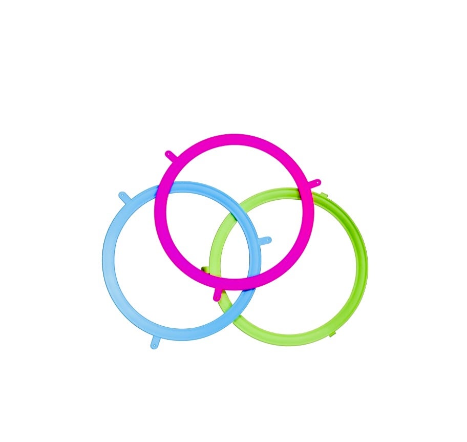 NEW! Multi-Color 3 Pack of Rings w/Fasteners | The Range